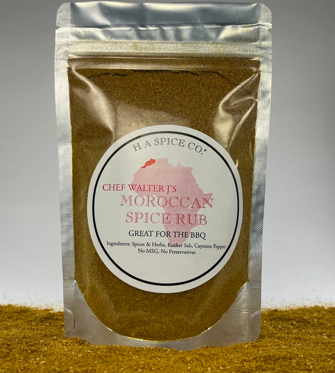 Chef Walter J's Moroccan Spice Rub Pouch – H A Spice Co.